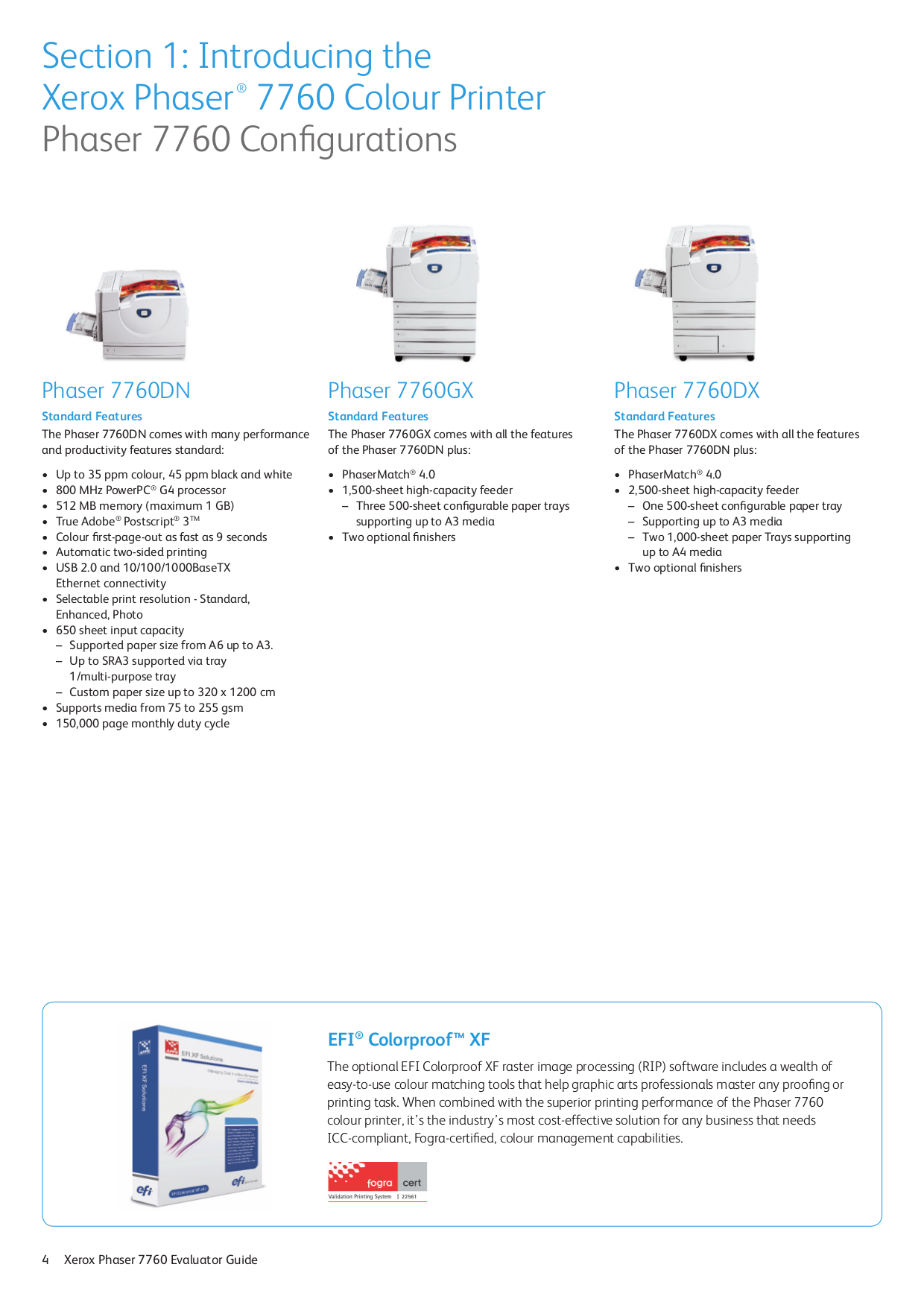 PDF manual for Xerox Printer Phaser 7760
