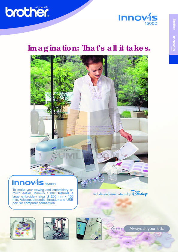 Download free pdf for Brother Innov-is 1500D Sewing Machines Other manual