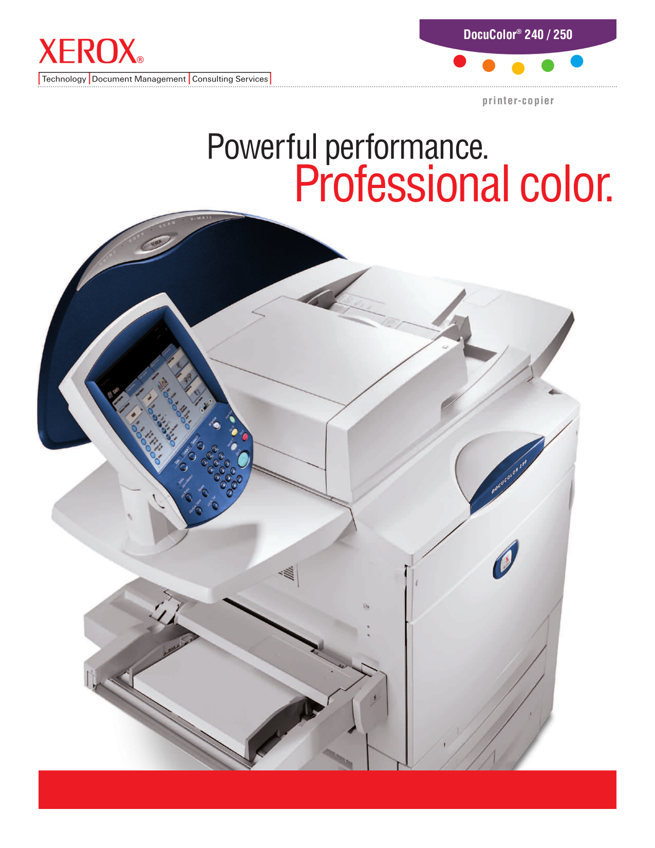 Download free pdf for Xerox DocuColor 40 Copier manual