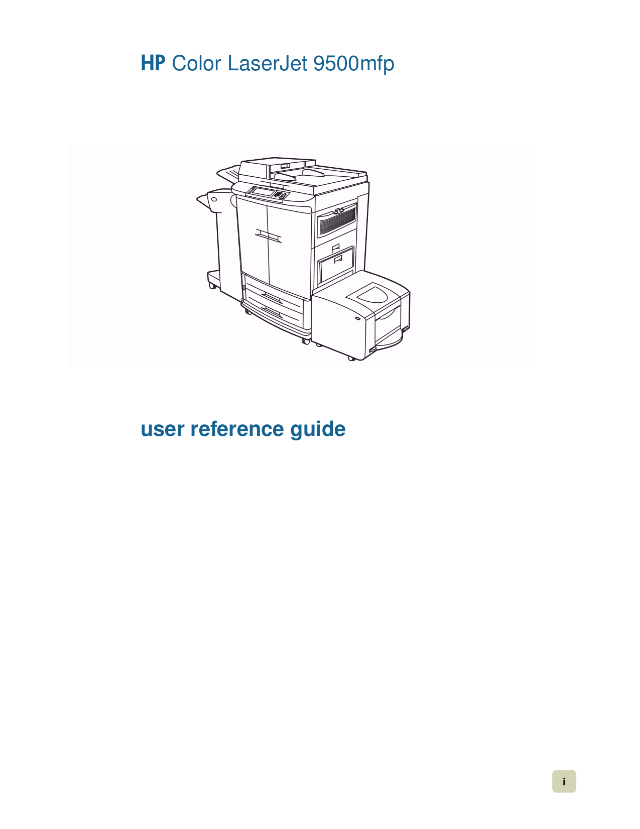 PDF manual for HP Multifunction Printer Laserjet,Color Laserjet 9500 MFP