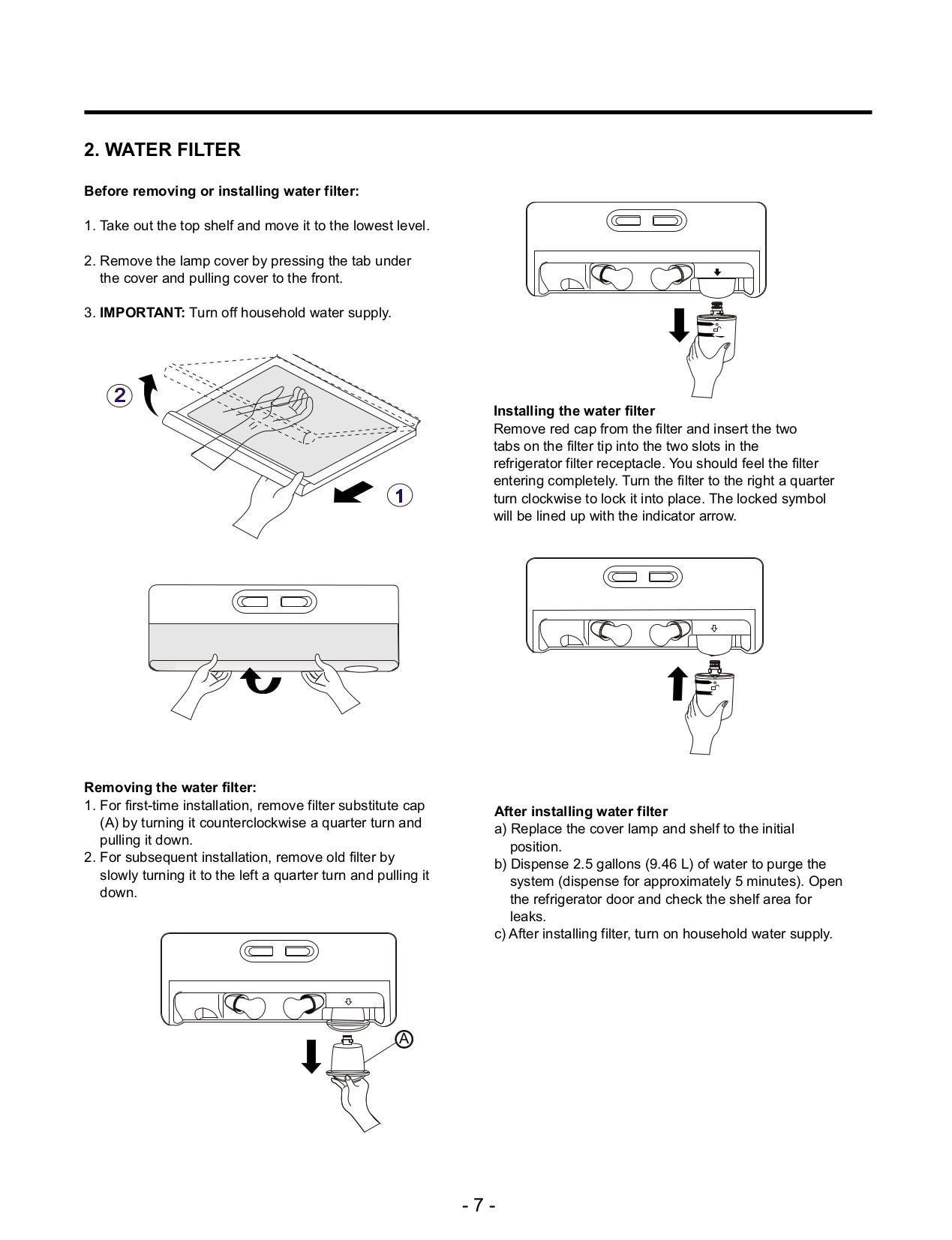 PDF manual for LG Refrigerator LSC27910TT