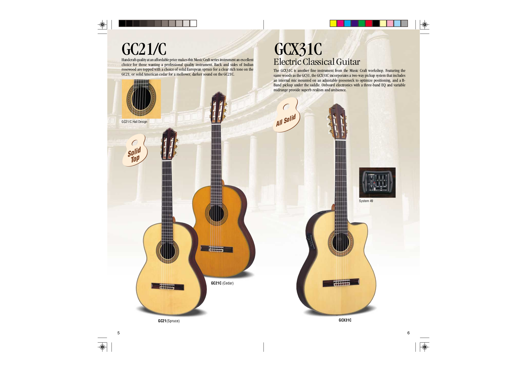 PDF manual for Yamaha Guitar GC41