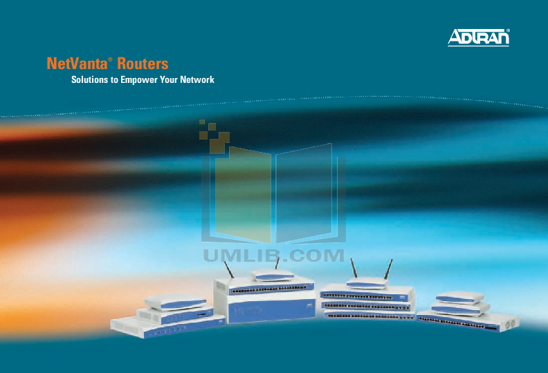 PDF manual for ADTRAN Router NetVanta 3430