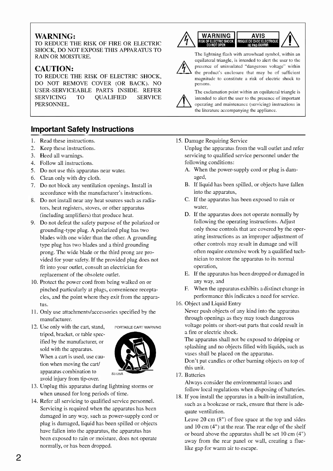 PDF manual for Onkyo Receiver TX-SR507