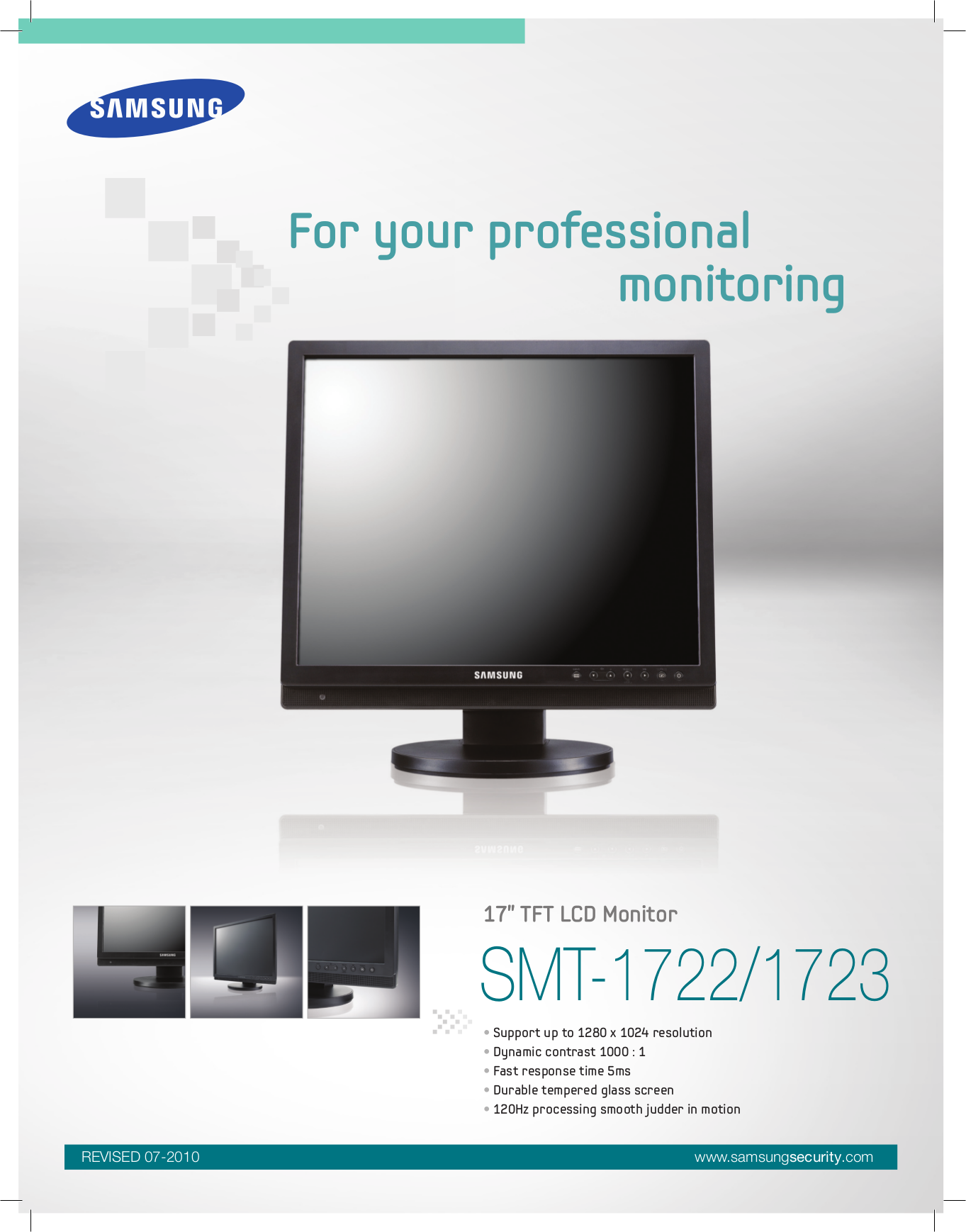 Download free pdf for Samsung SMT-1722 Monitor manual