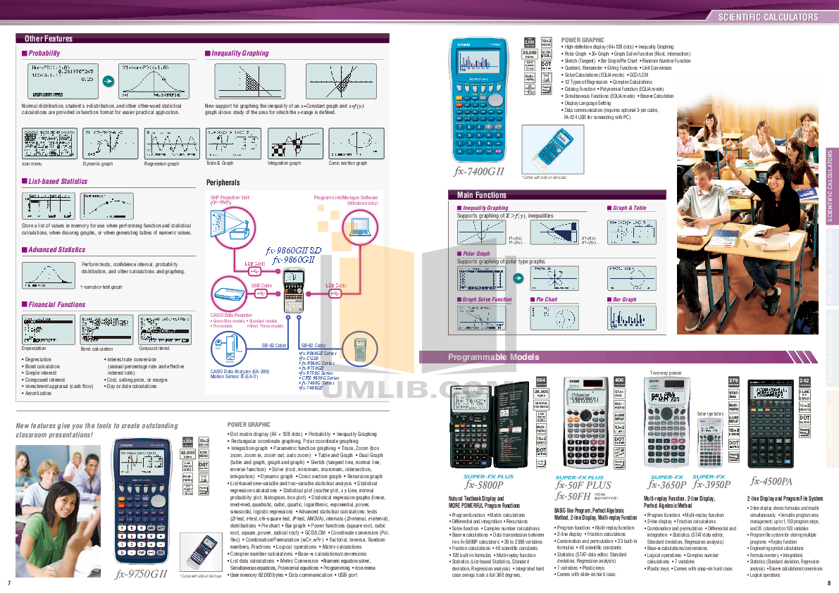 PDF manual for Casio Calculator DR-210TM