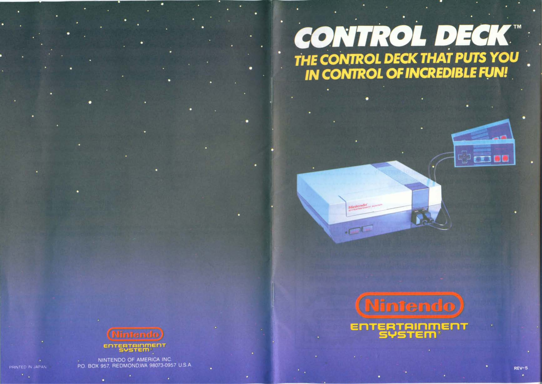 PDF manual for Nintendo Game Console e-reader