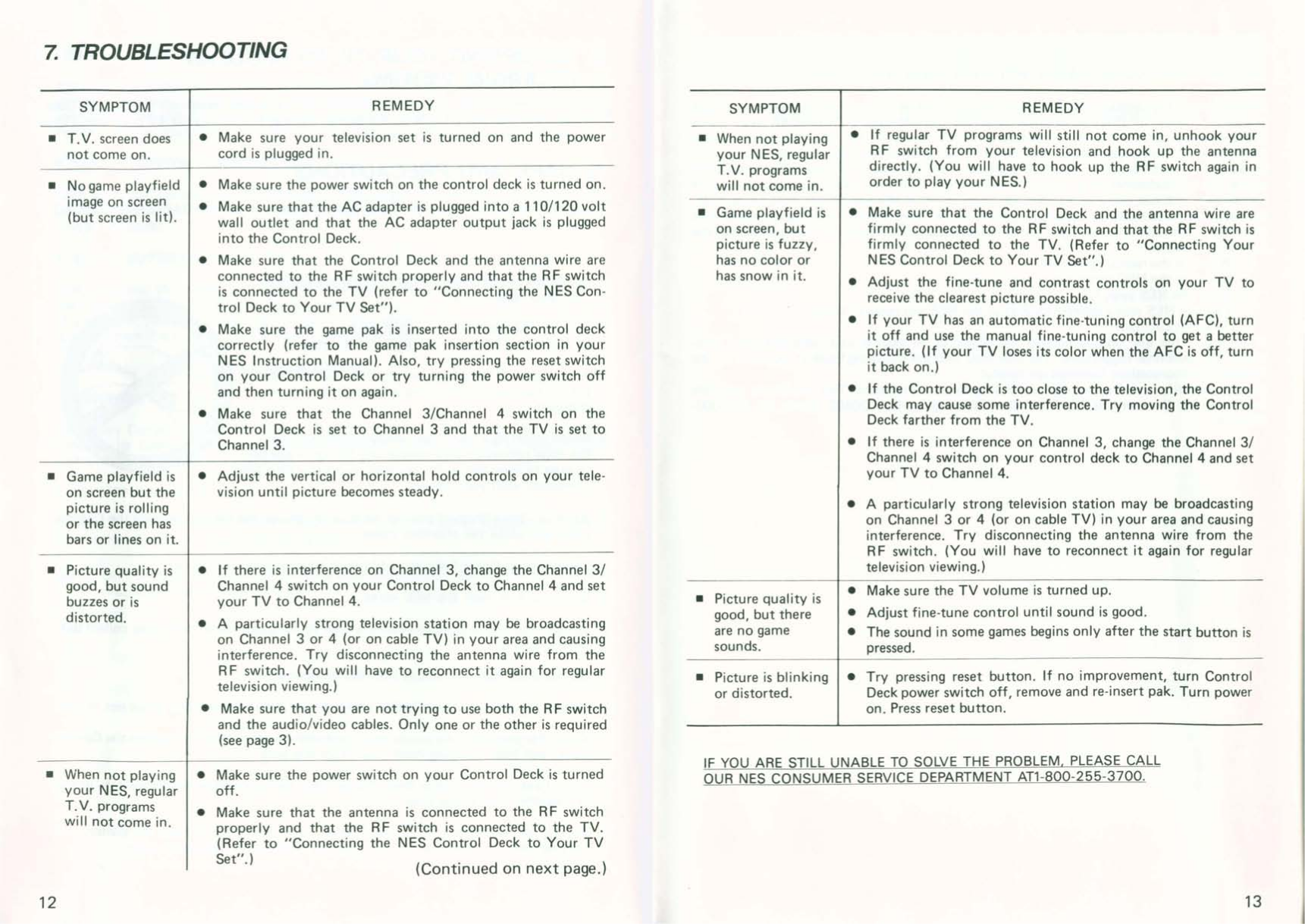 PDF manual for Nintendo Game Console e-reader