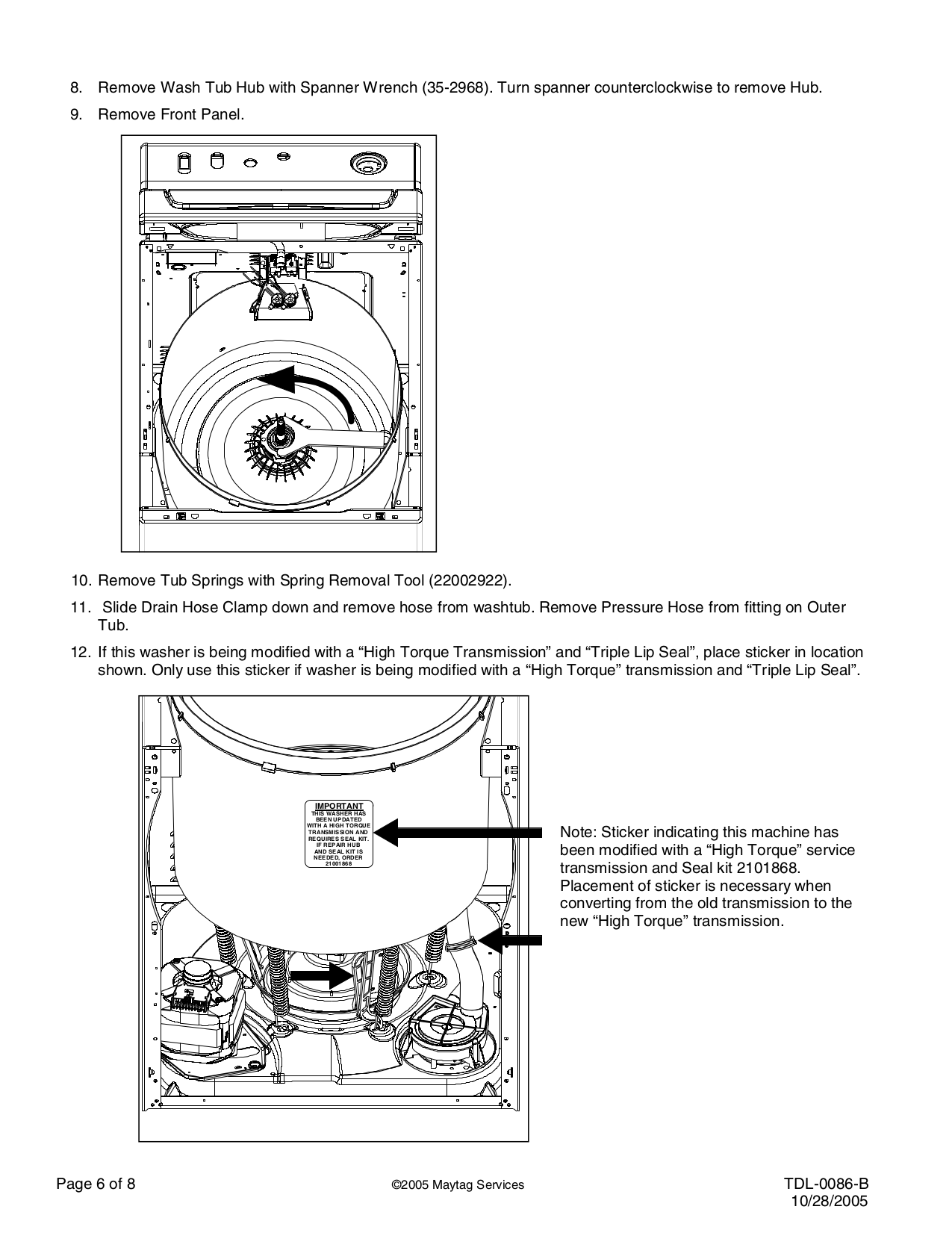 PDF manual for Maytag Washer MAV3955EWW