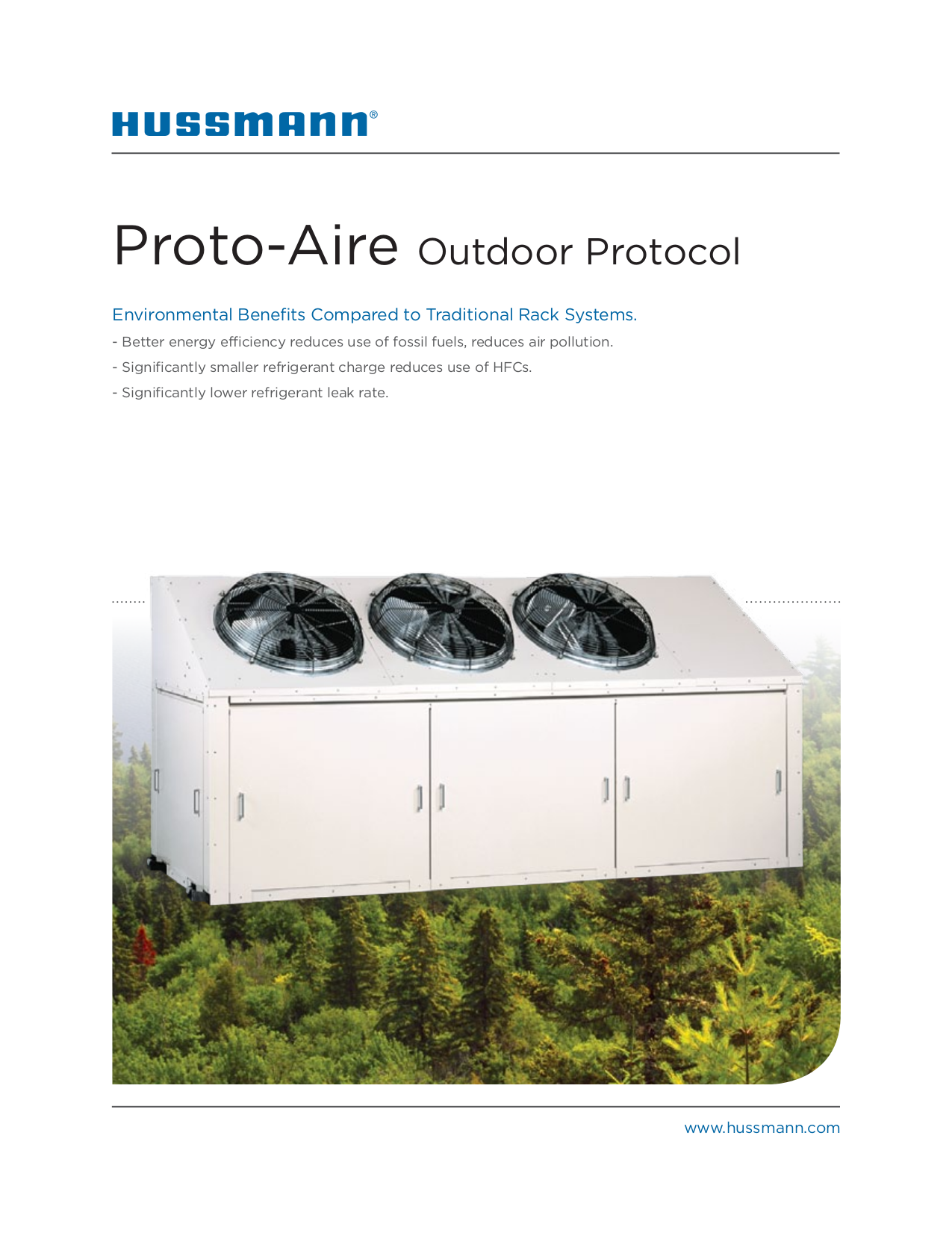 Download free pdf for Hussmann Proto-Aire Refrigerator manual