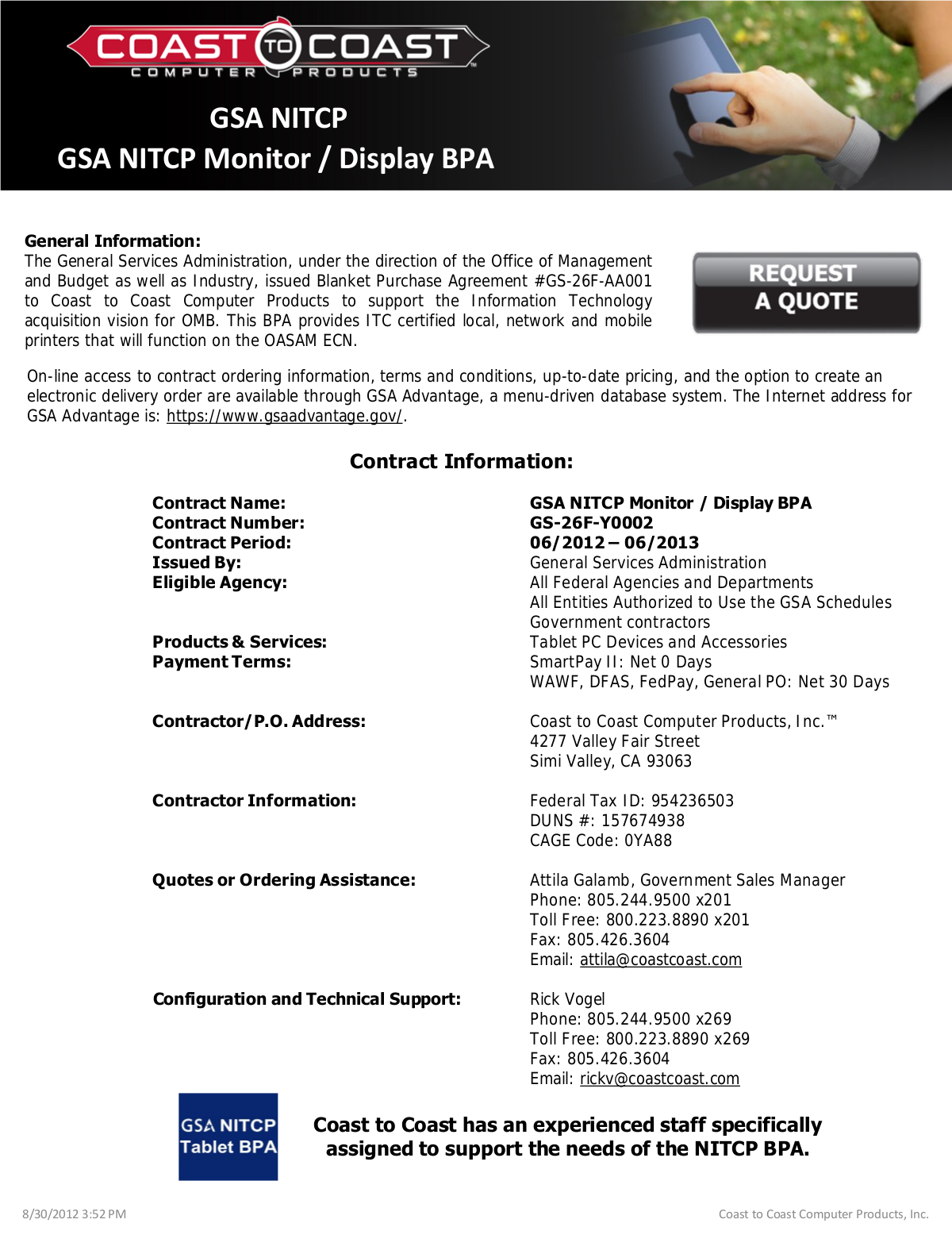 Download free pdf for Samsung SyncMaster S22A460B-1 Monitor manual