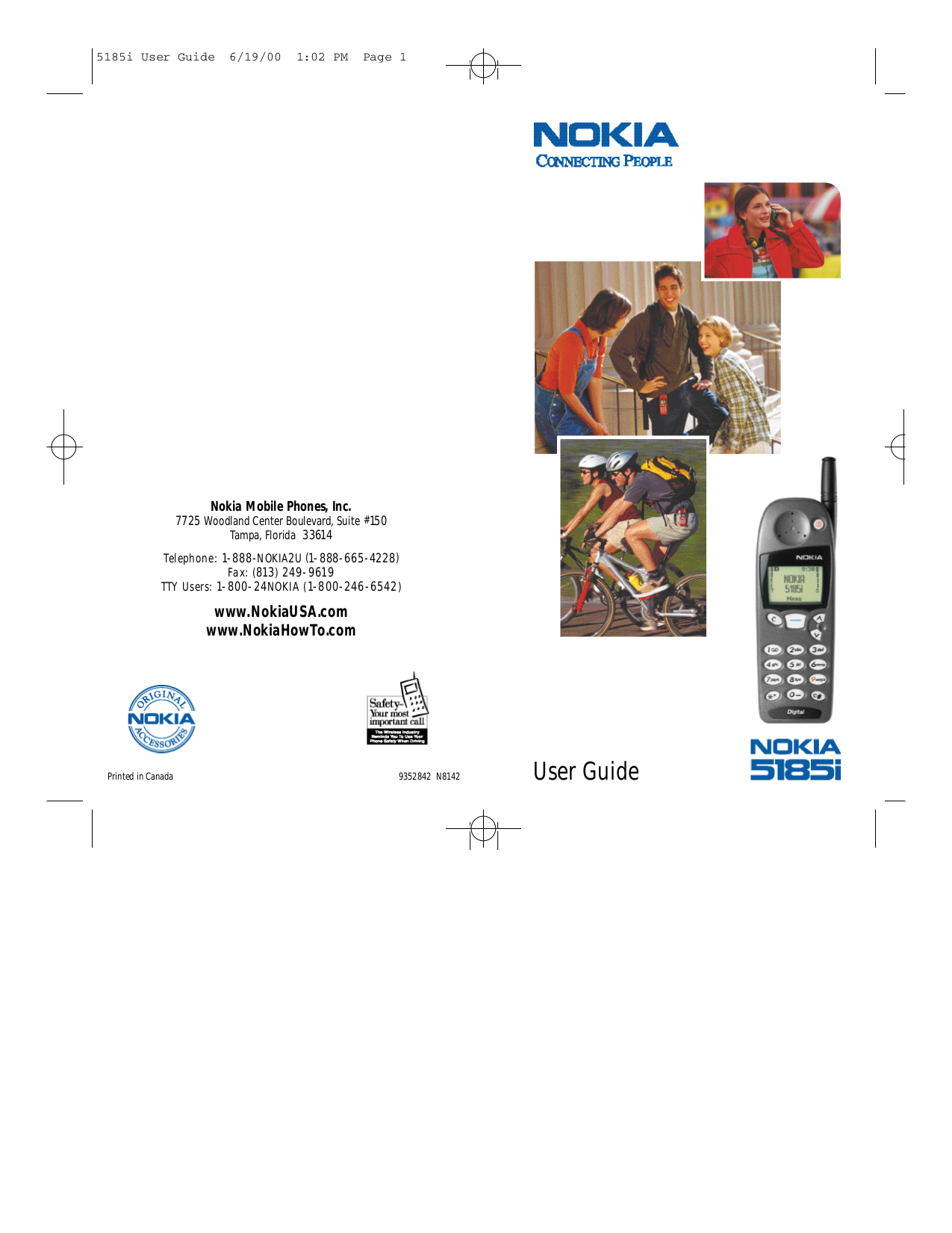 Download free pdf for Nokia 5185i Cell Phone manual