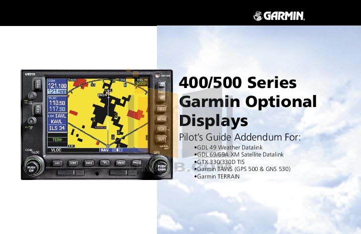 PDF manual for Garmin GPS GNS 430