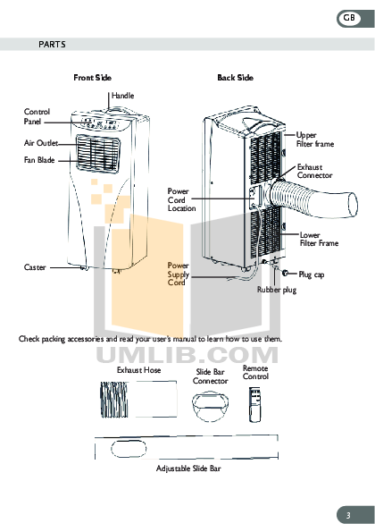 PDF manual for Amcor Air Conditioner AF8000E
