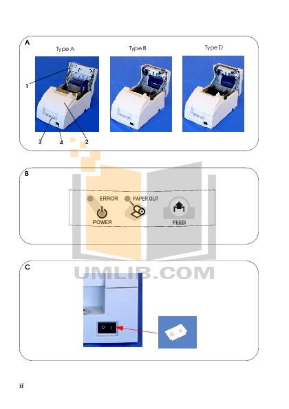 PDF manual for Epson Printer TM-U220B