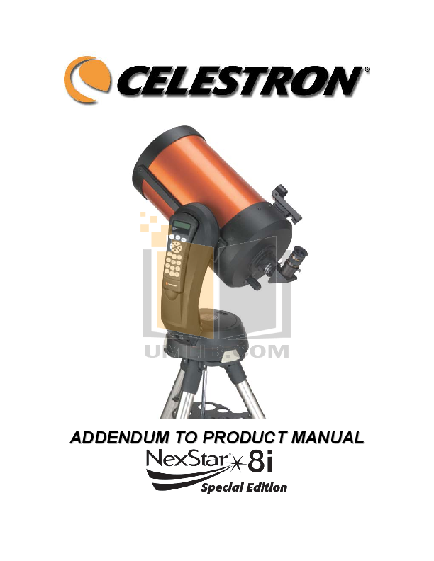 Download free pdf for Celestron NexStar 80 Telescope manual