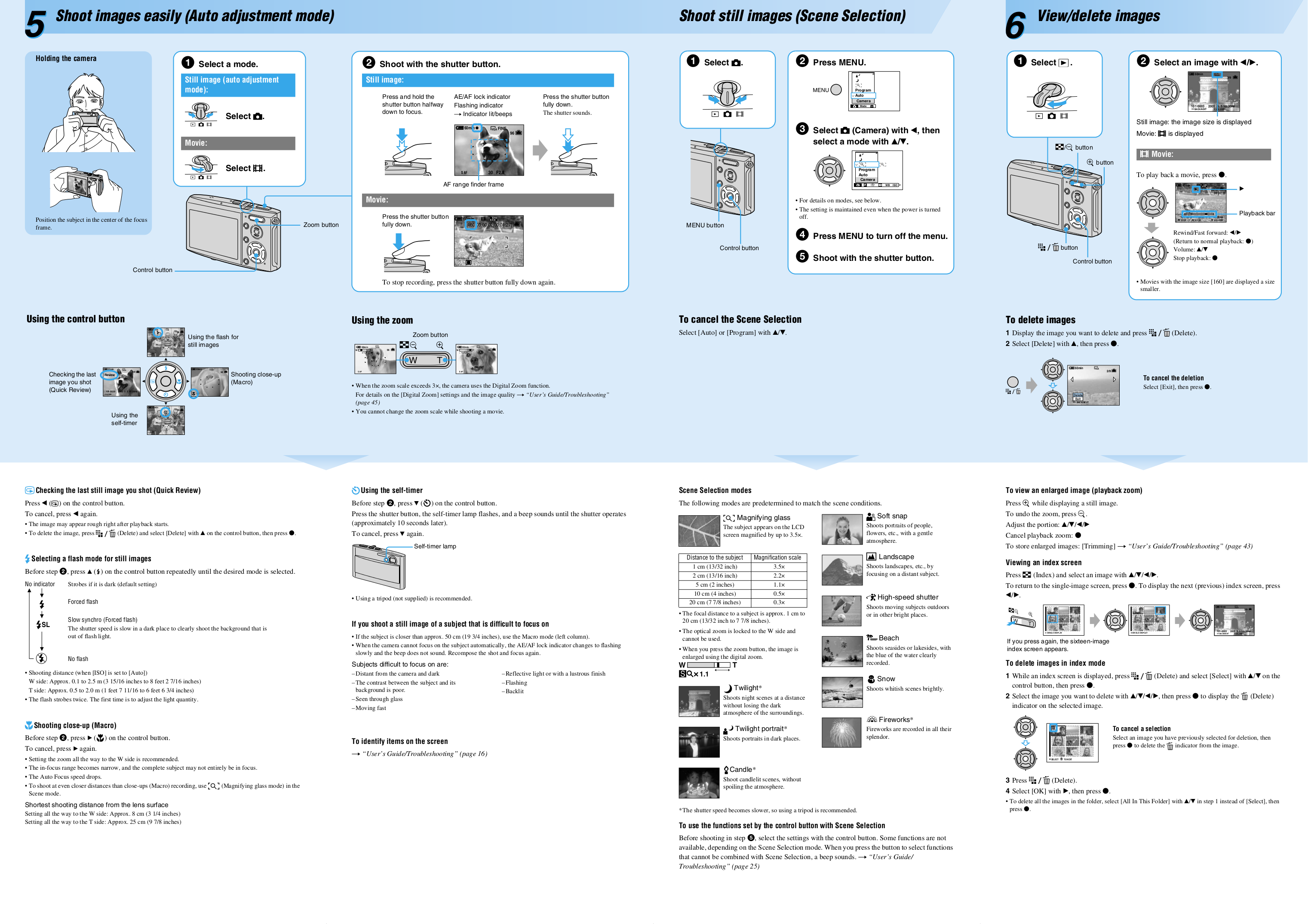 PDF manual for Sony Digital Camera Cybershot,Cyber-shot DSC-T5