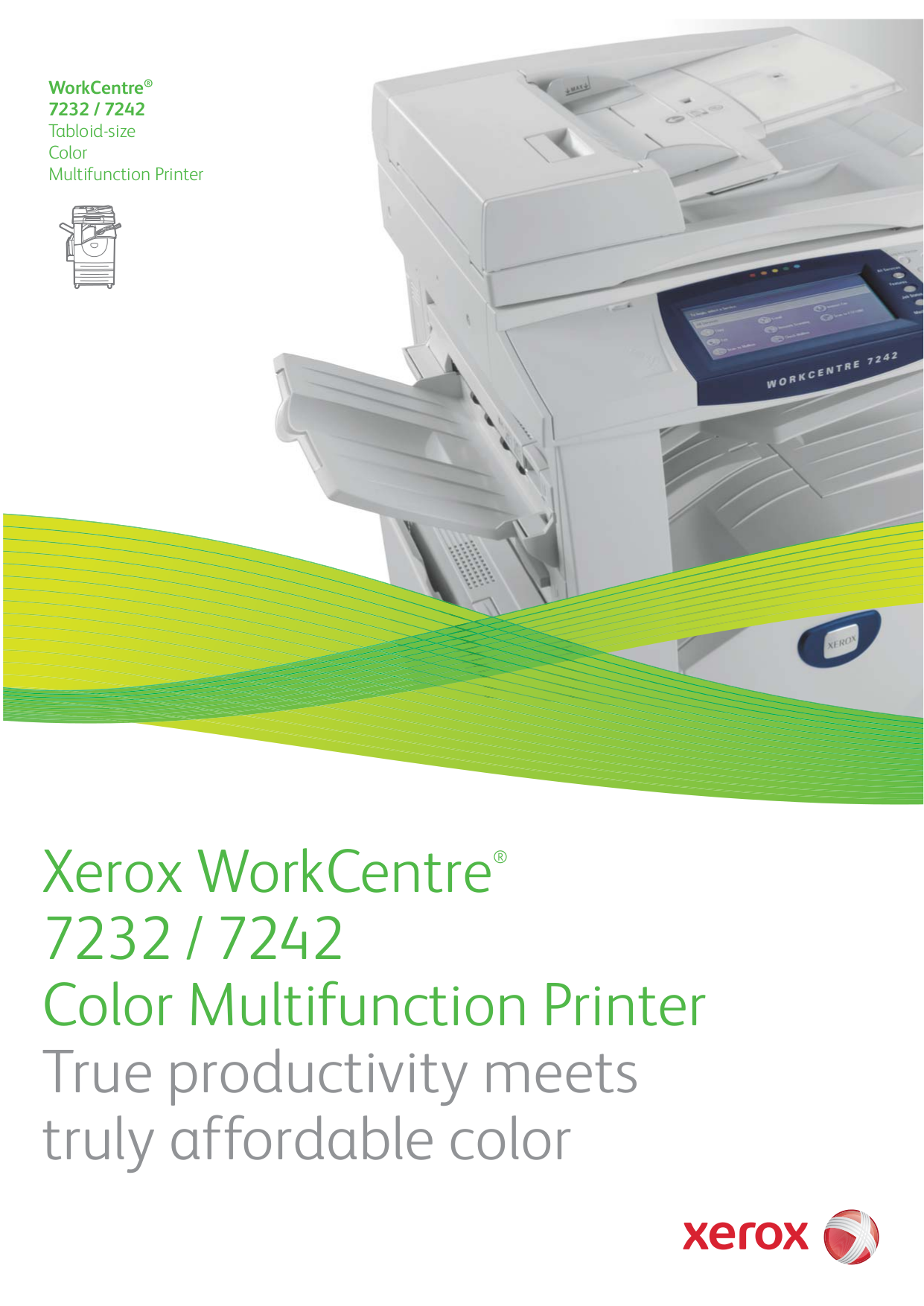 PDF manual for Xerox Multifunction Printer WorkCentre 7232