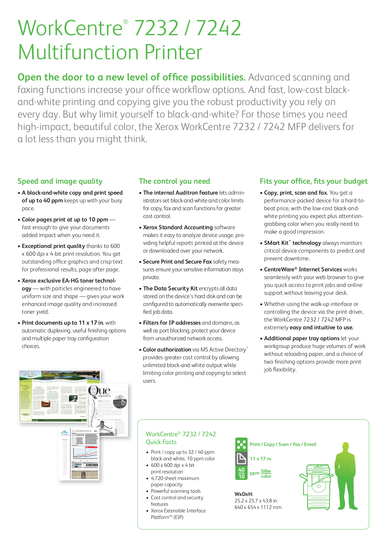 PDF manual for Xerox Multifunction Printer WorkCentre 7232