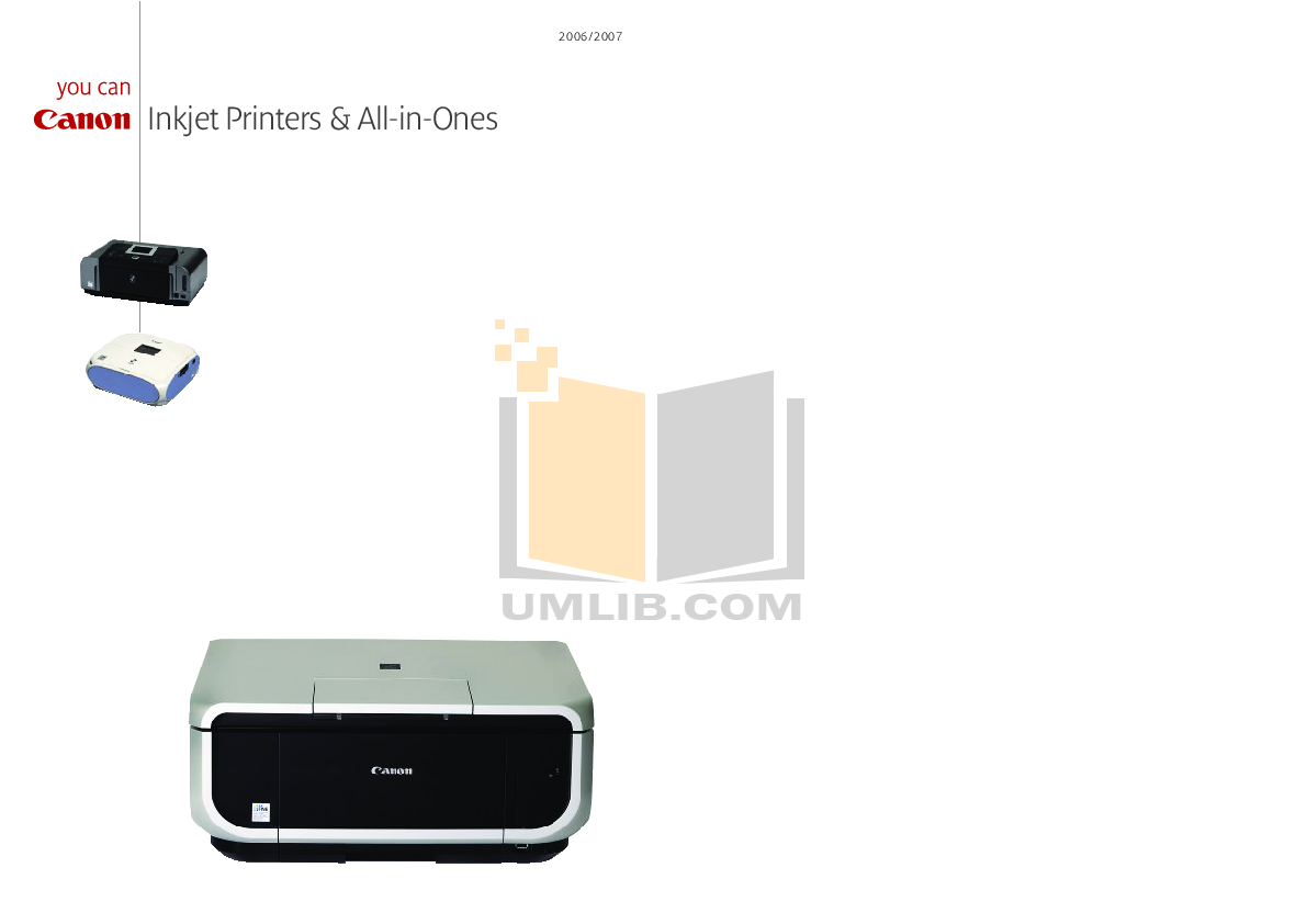 Download free pdf for Canon PIXMA iP1700 Printer manual