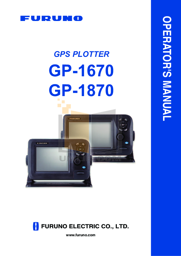 Download free pdf for Furuno GP-33 GPS manual