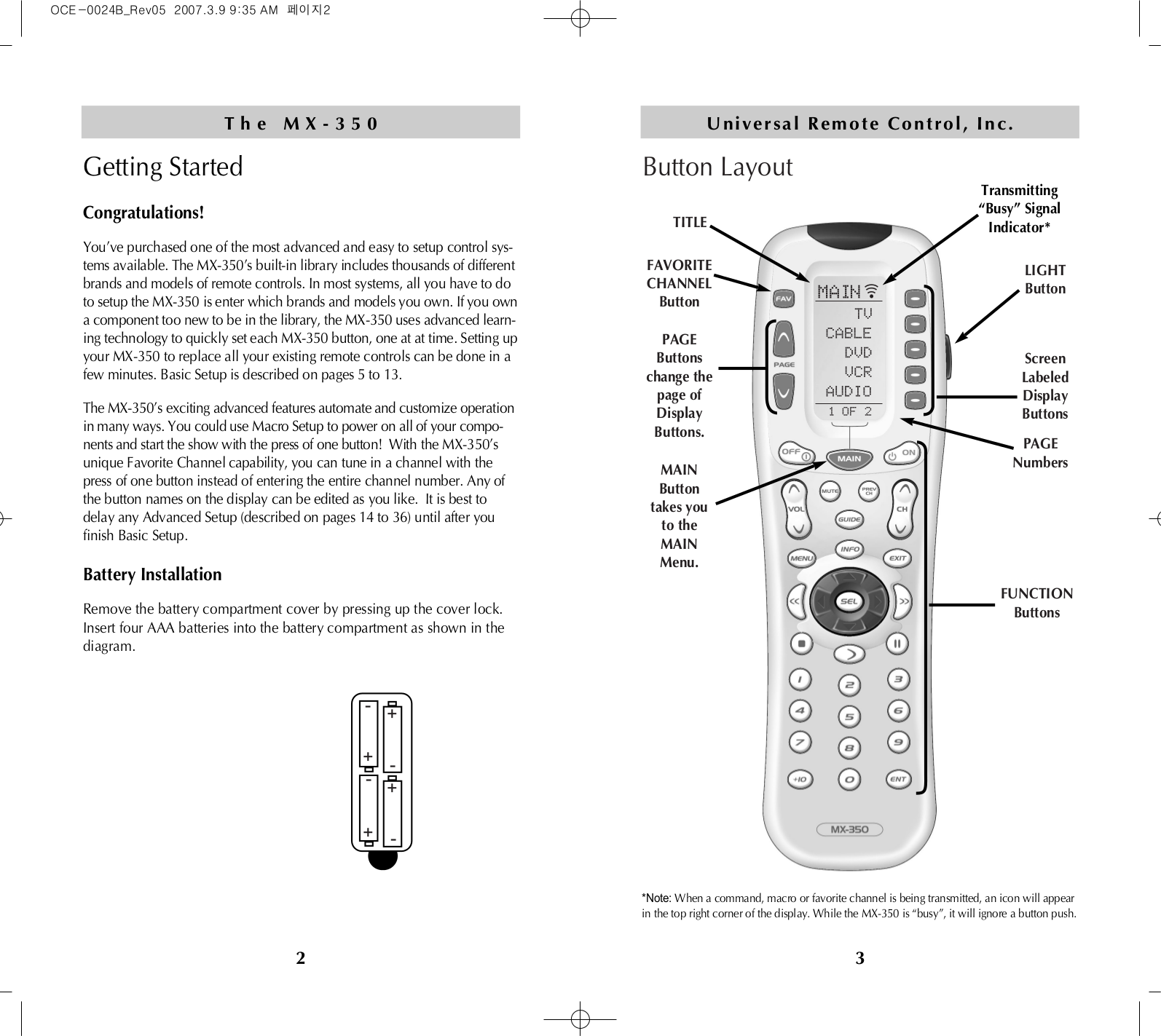 PDF manual for Infinity Speaker SAT-450