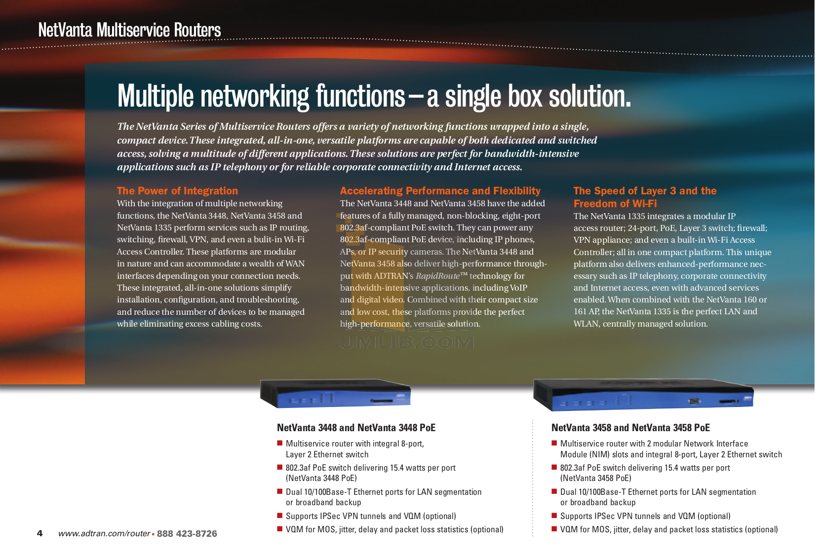 PDF manual for ADTRAN Router NetVanta 3448