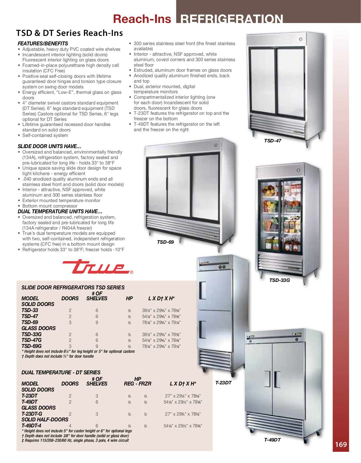 True Freezers Commercial Manual