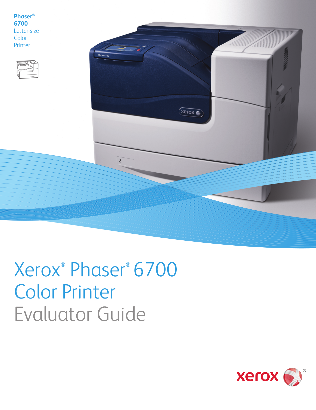 Download free pdf for Xerox Phaser 6700DN Printer manual