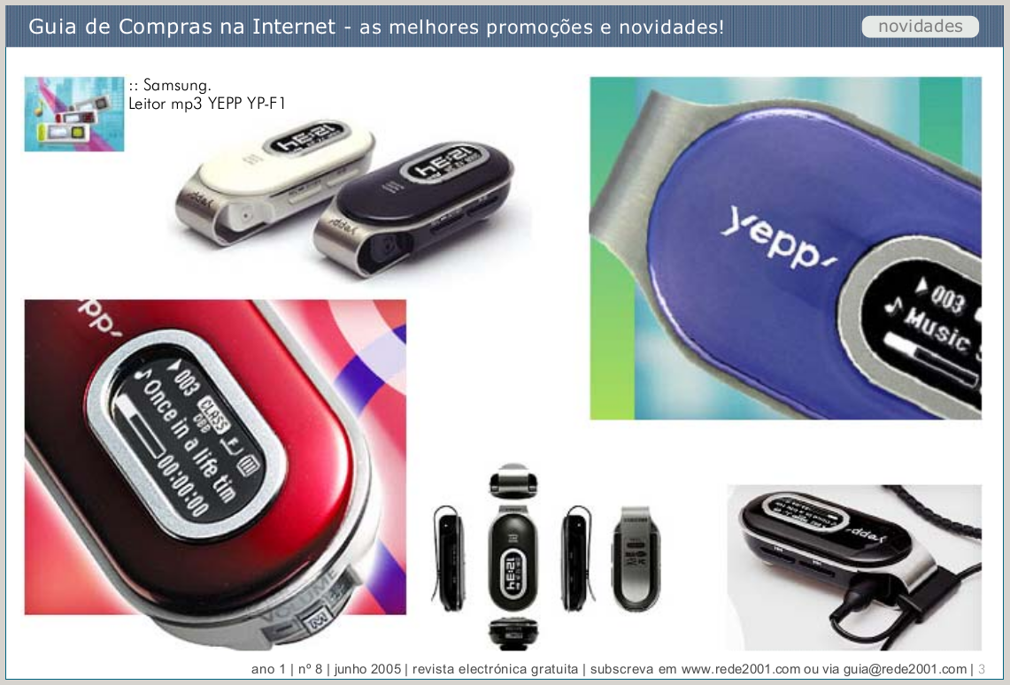 PDF manual for Samsung MP3 Player yePP YP-W3