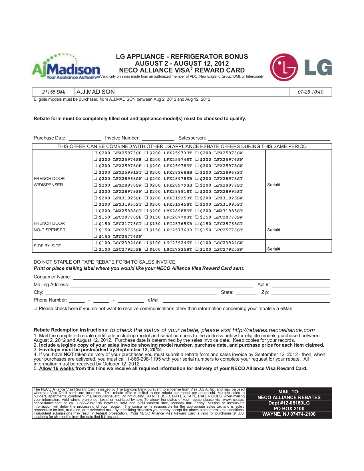 Download free pdf for LG LSC23924ST Refrigerator manual