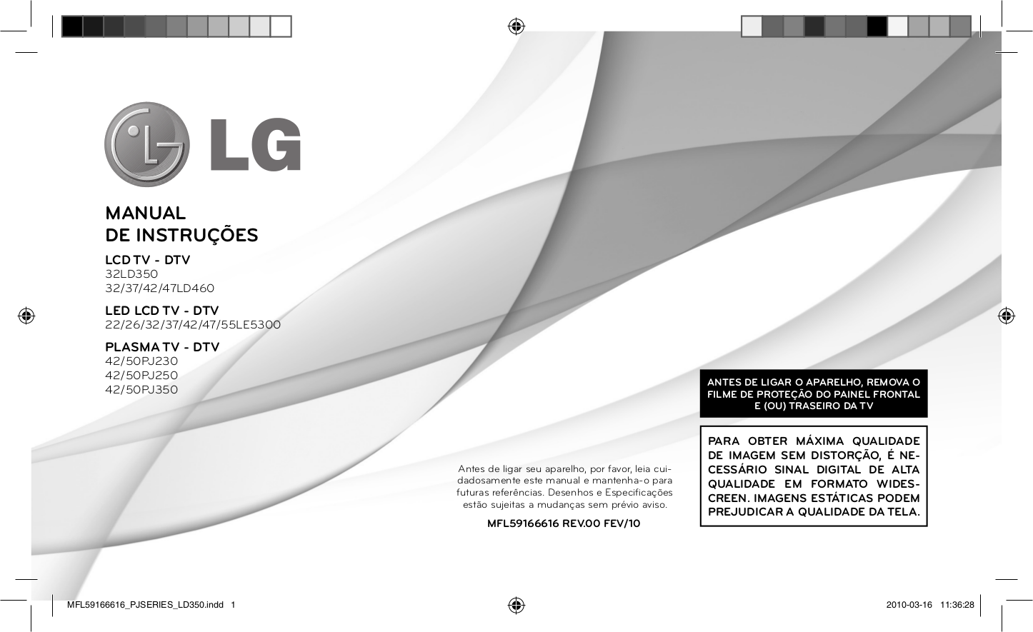 PDF manual for LG TV 42LD460