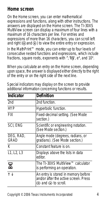 PDF manual for TI Calculator TI-30X IIS PDF manual for TI Calculator TI-30X IIS