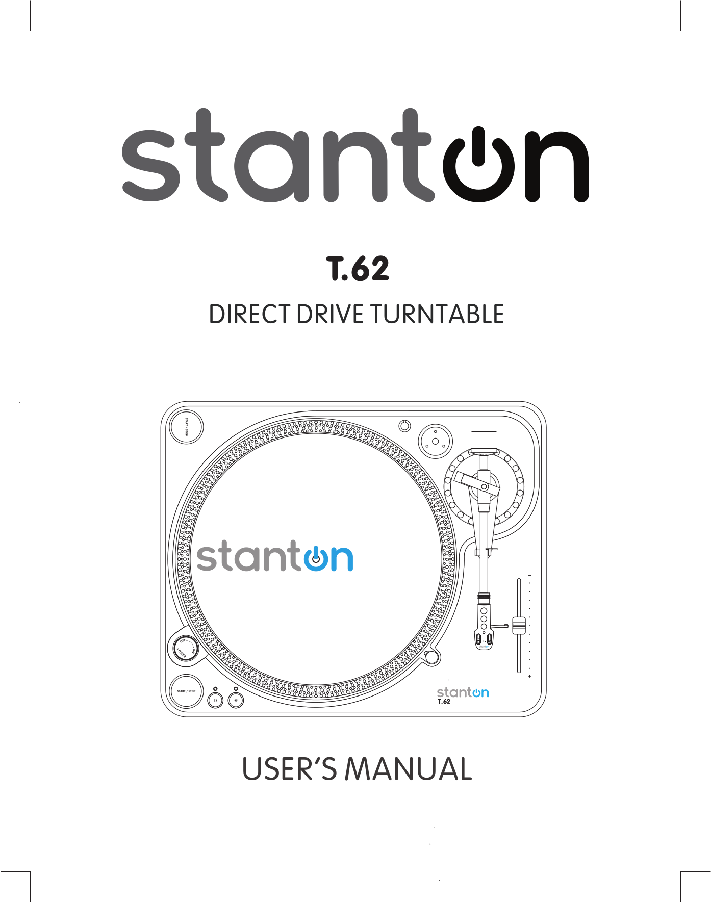 Download free pdf for Stanton T.50 Turntable manual