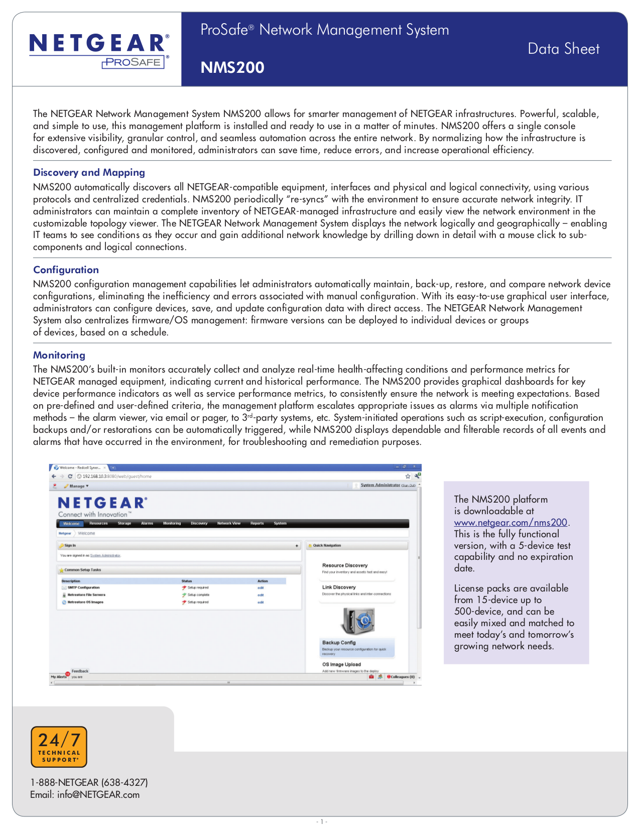Download free pdf for Netgear ProSafe GSM7212 Switch manual