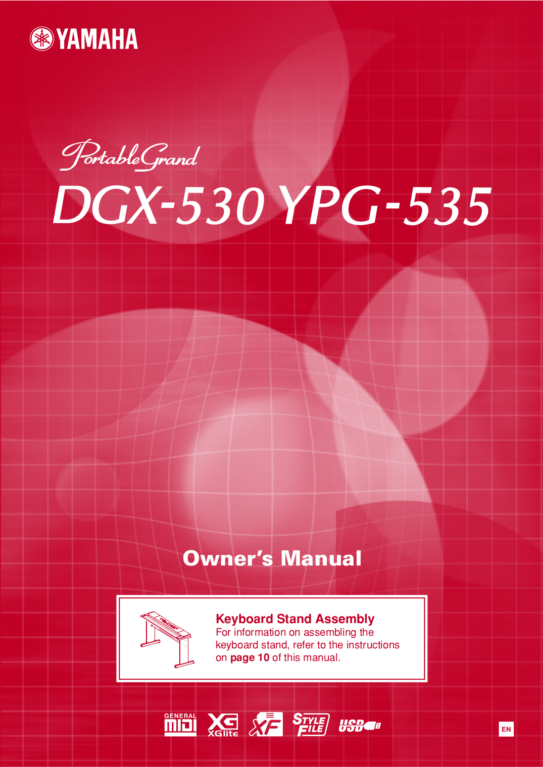 PDF manual for Yamaha Music Keyboard DGX-205
