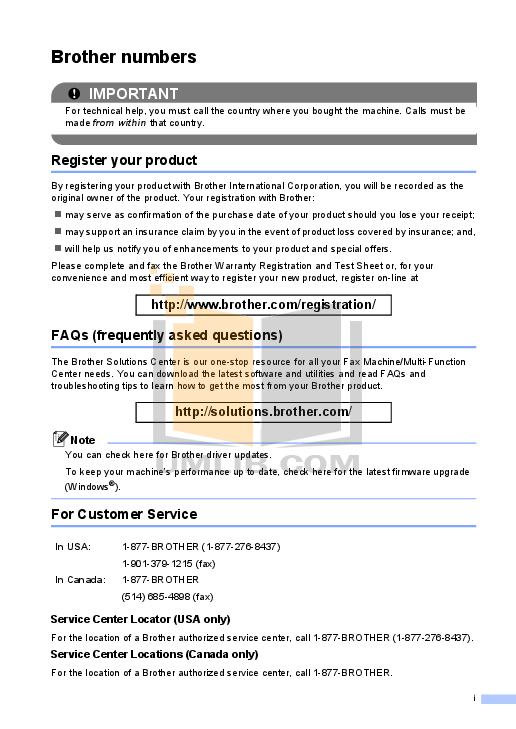 PDF manual for Brother Multifunction Printer MFC-210C