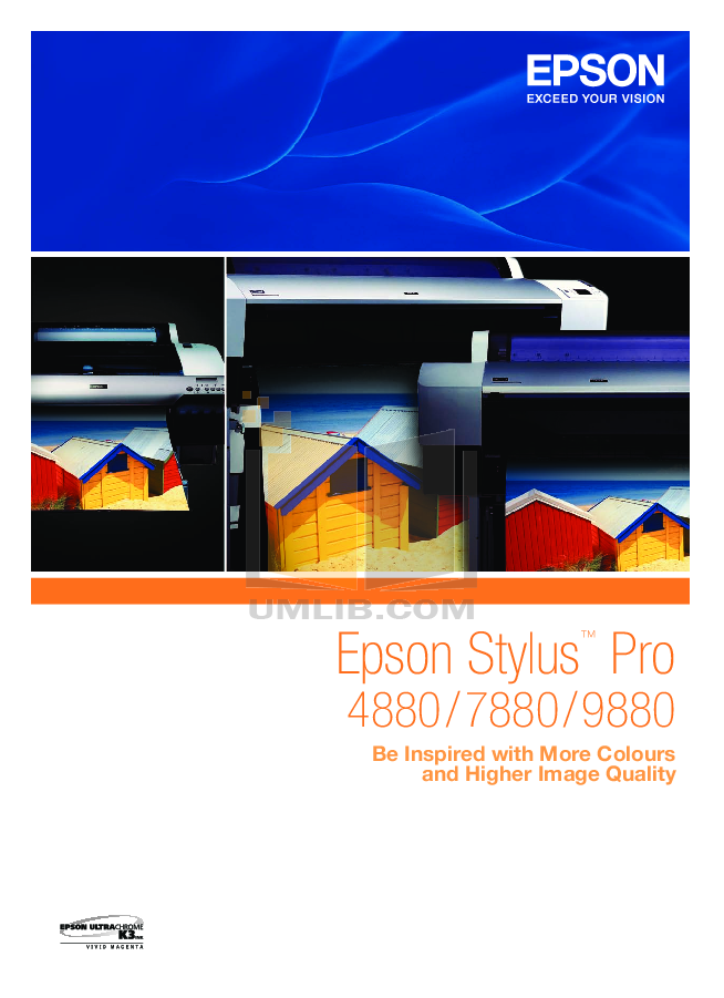 Download free pdf for Epson Stylus Pro 4880 Printer manual