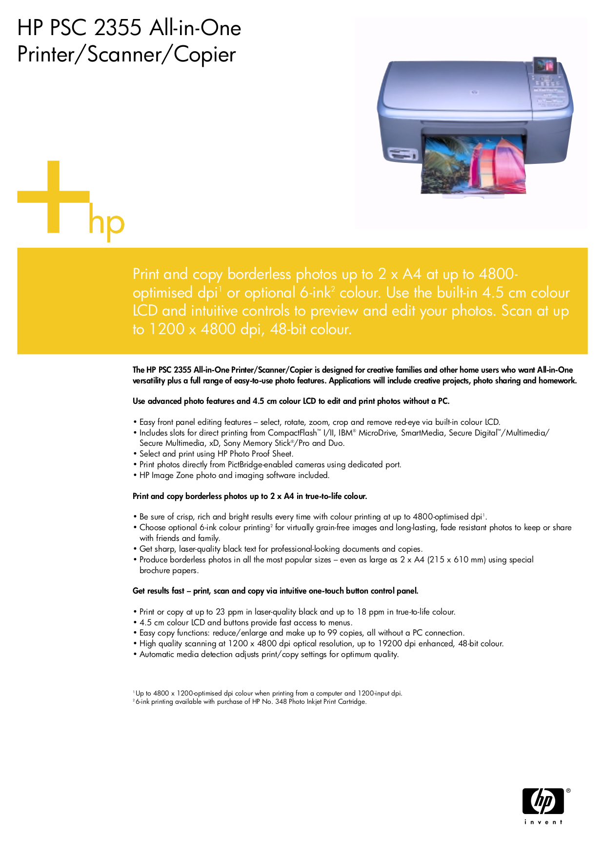 Download free pdf for HP PSC 500 Multifunction Printer manual