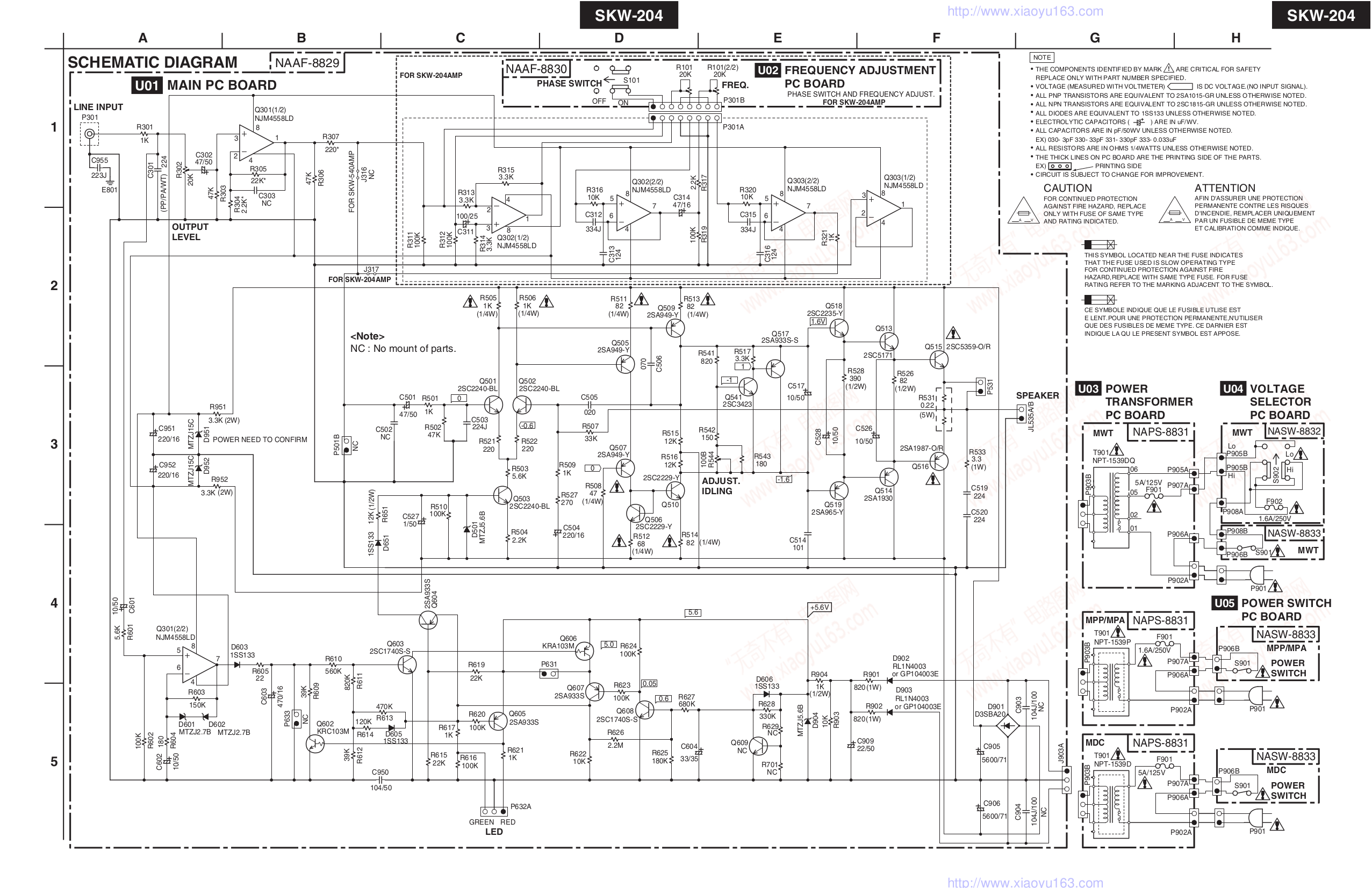 PDF manual for Onkyo Subwoofer SKW-204