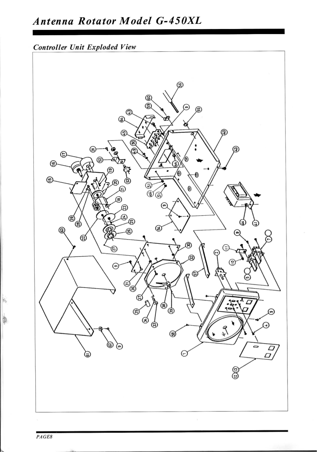PDF manual for Yaesu Other G-450A Rotator