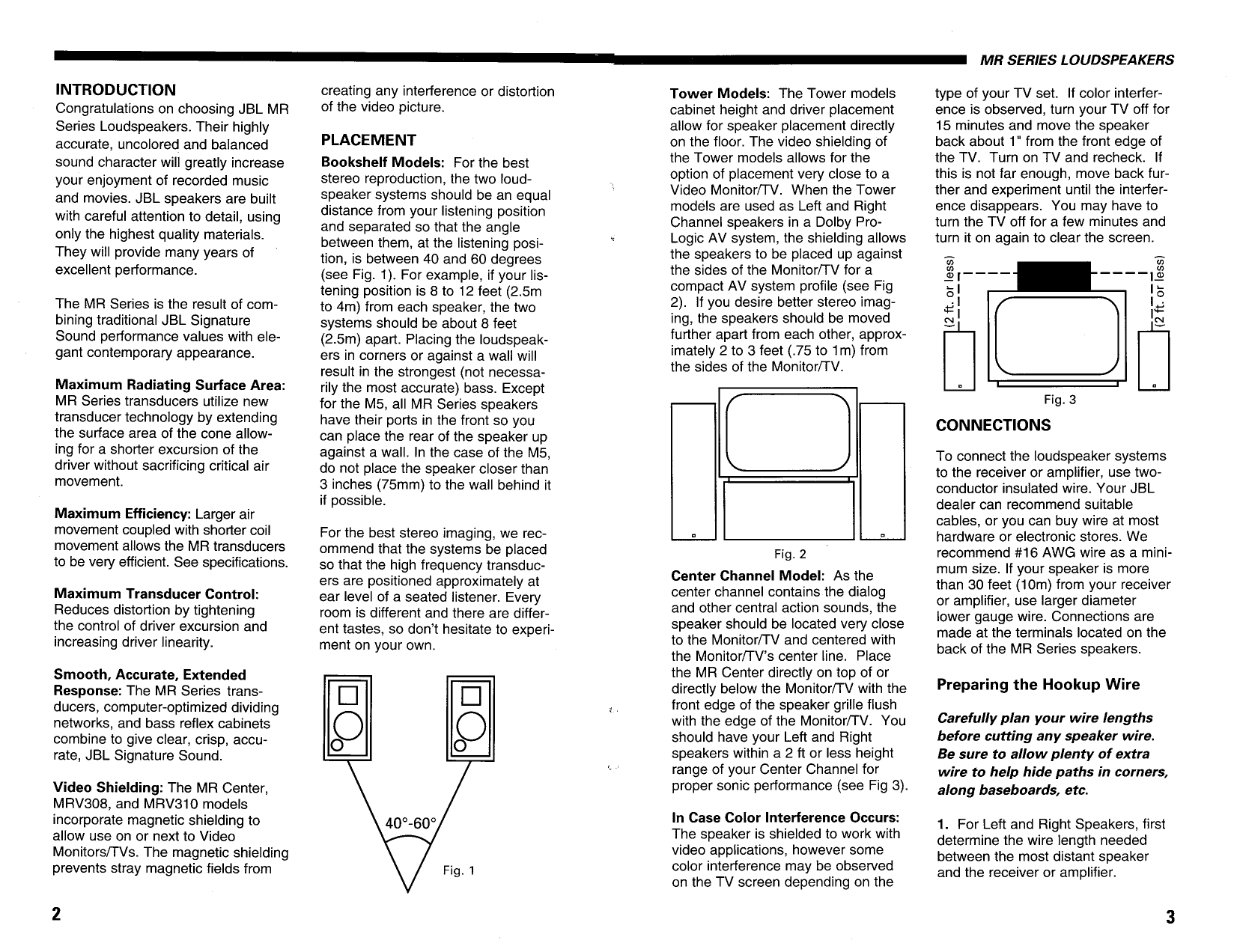 PDF manual for JBL Speaker M5