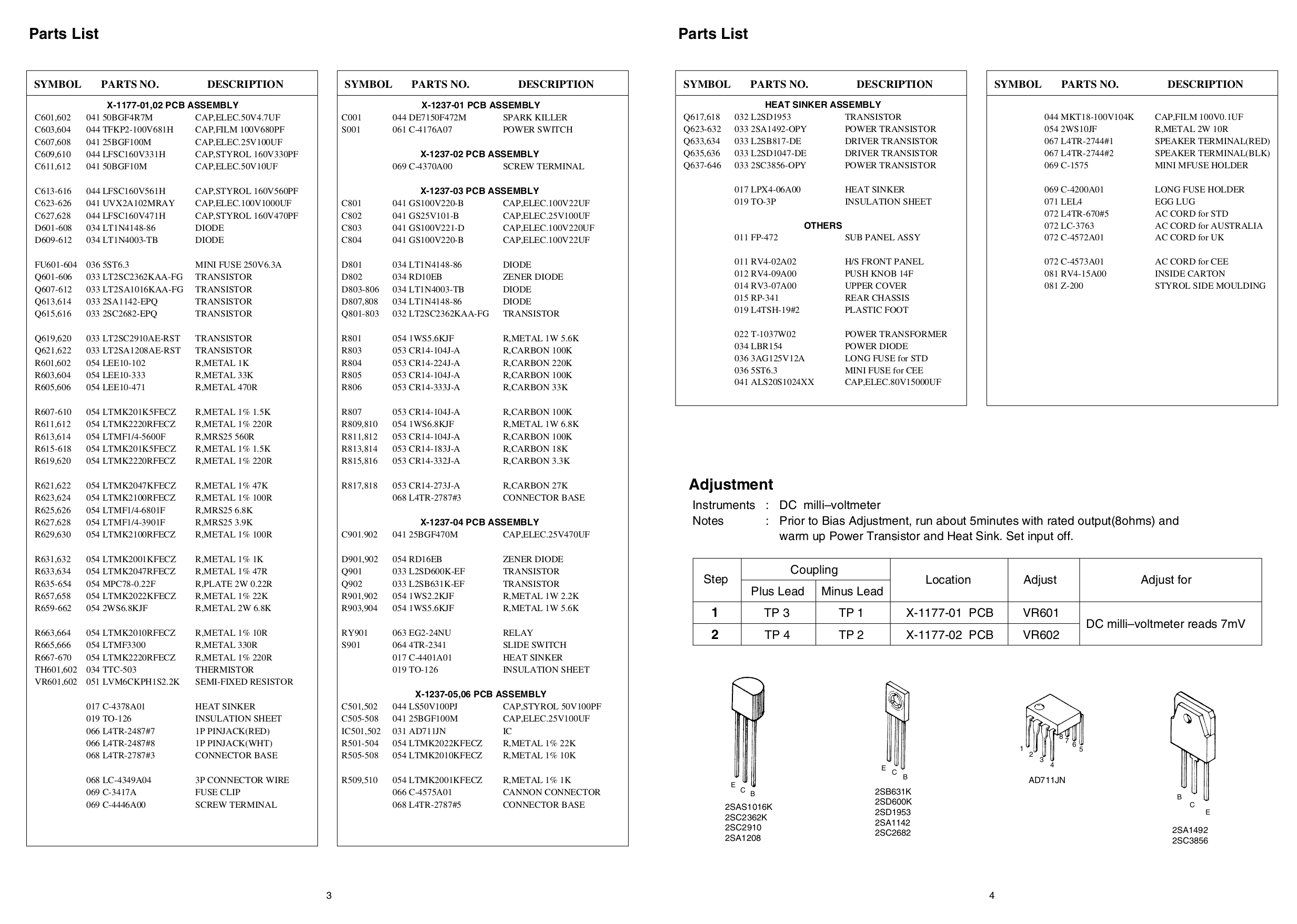 PDF manual for Rotel Amp RB-1000