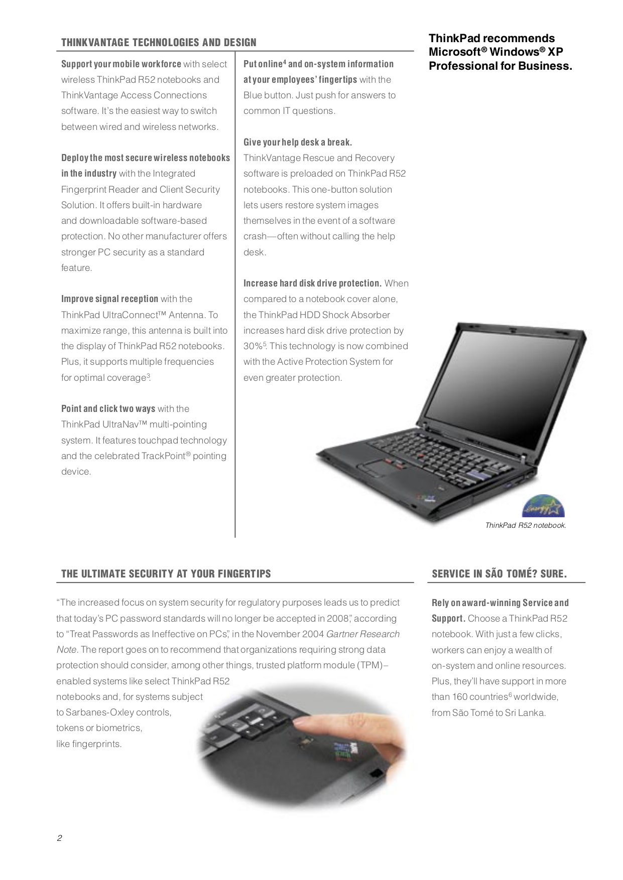 PDF manual for Lenovo Laptop ThinkPad R52 1860