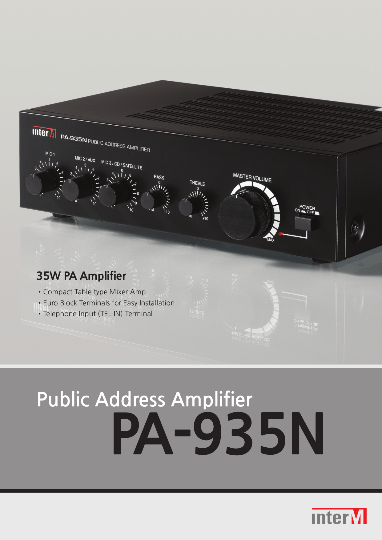 PDF manual for Inter-m Other PA-935 Mixer-Amps Combo