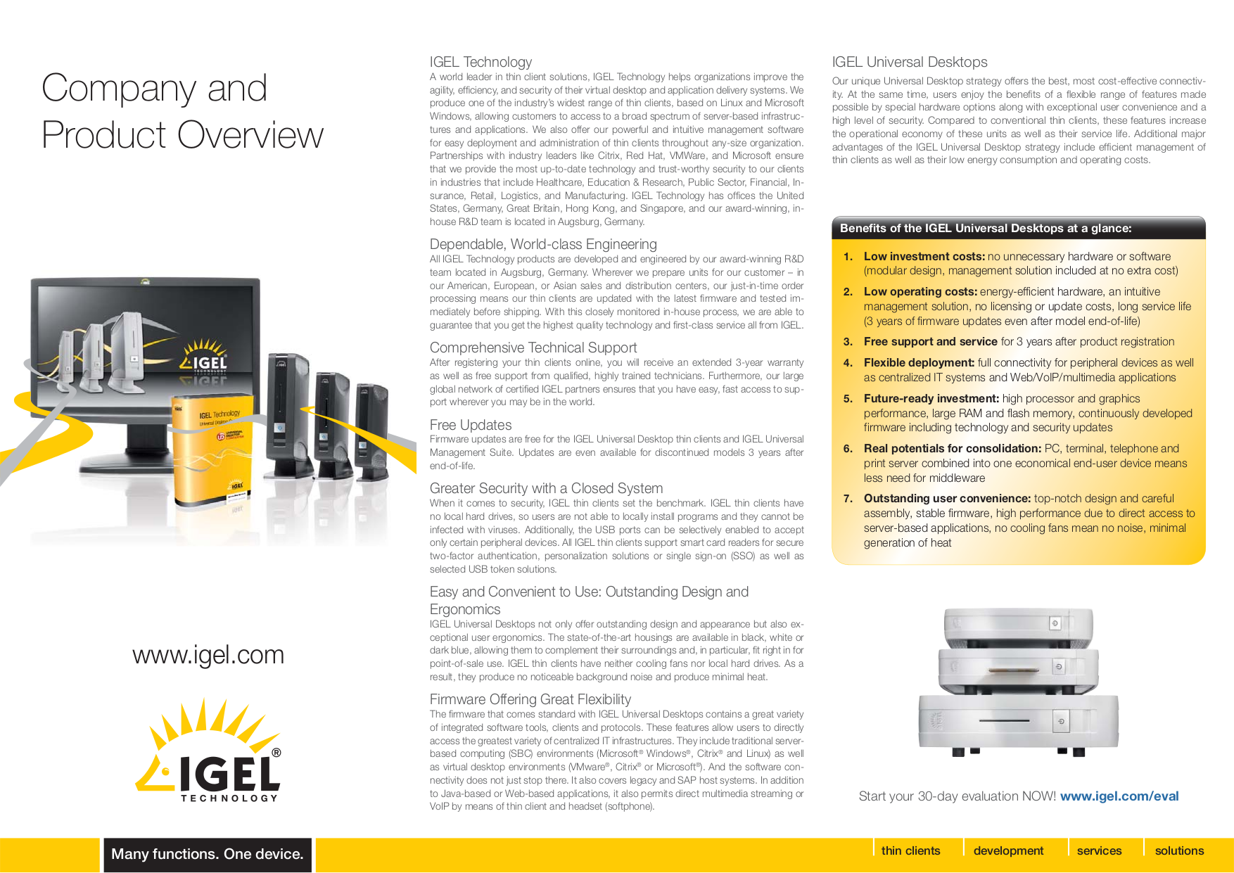 PDF manual for Igel Desktop UD2