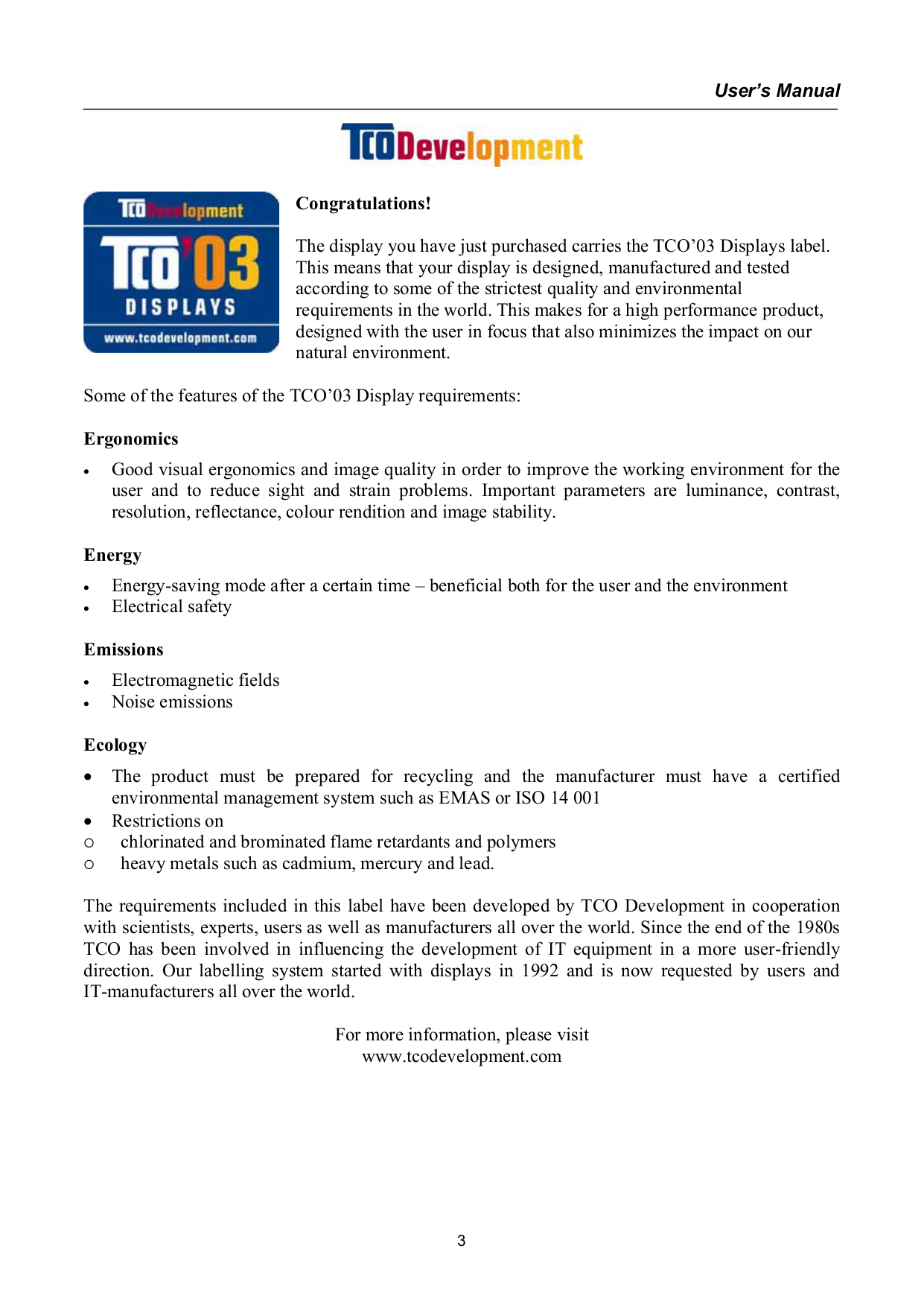 PDF manual for I-Inc Monitor iW171A