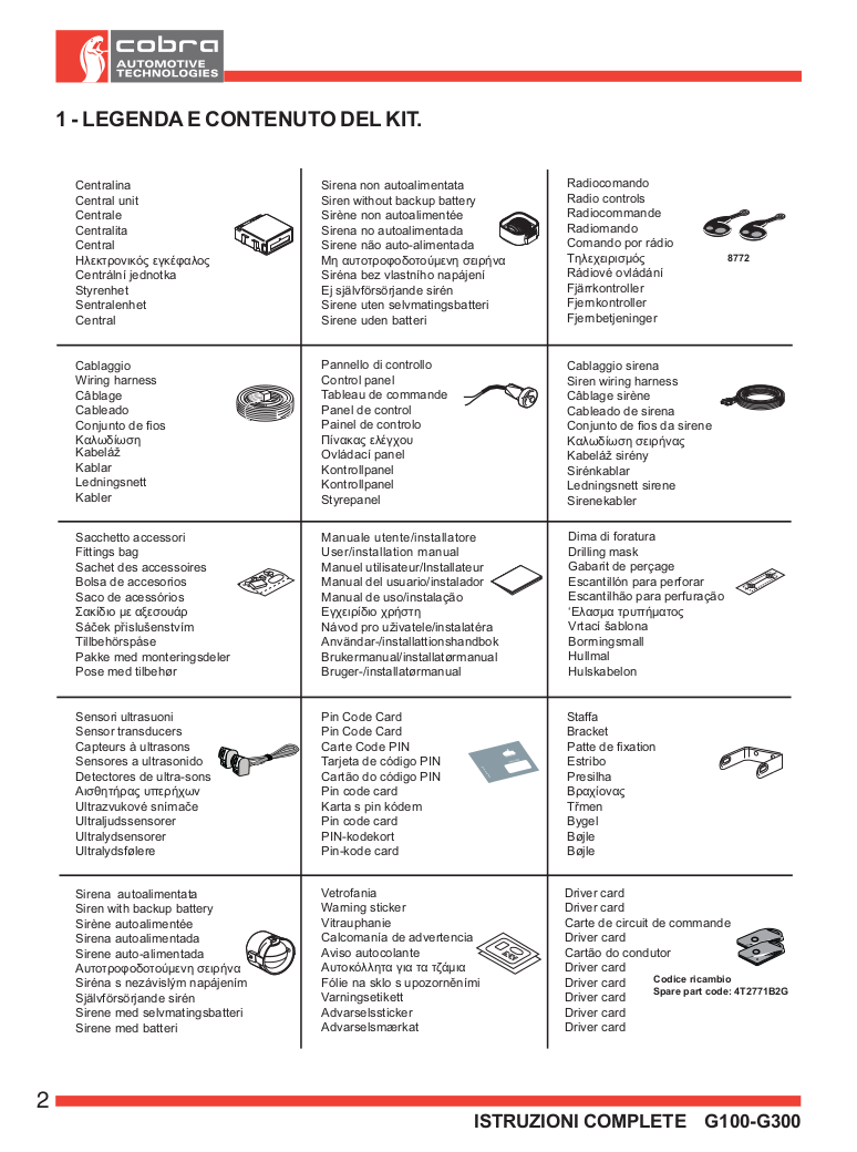 PDF manual for JBL Speaker G100