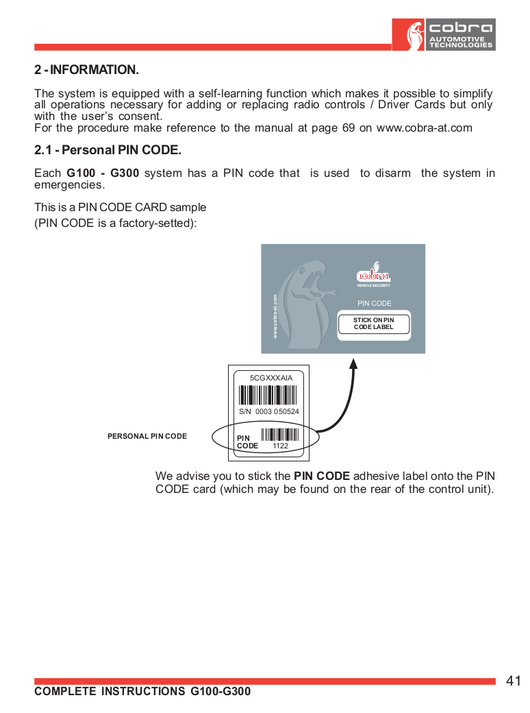 PDF manual for JBL Speaker G100