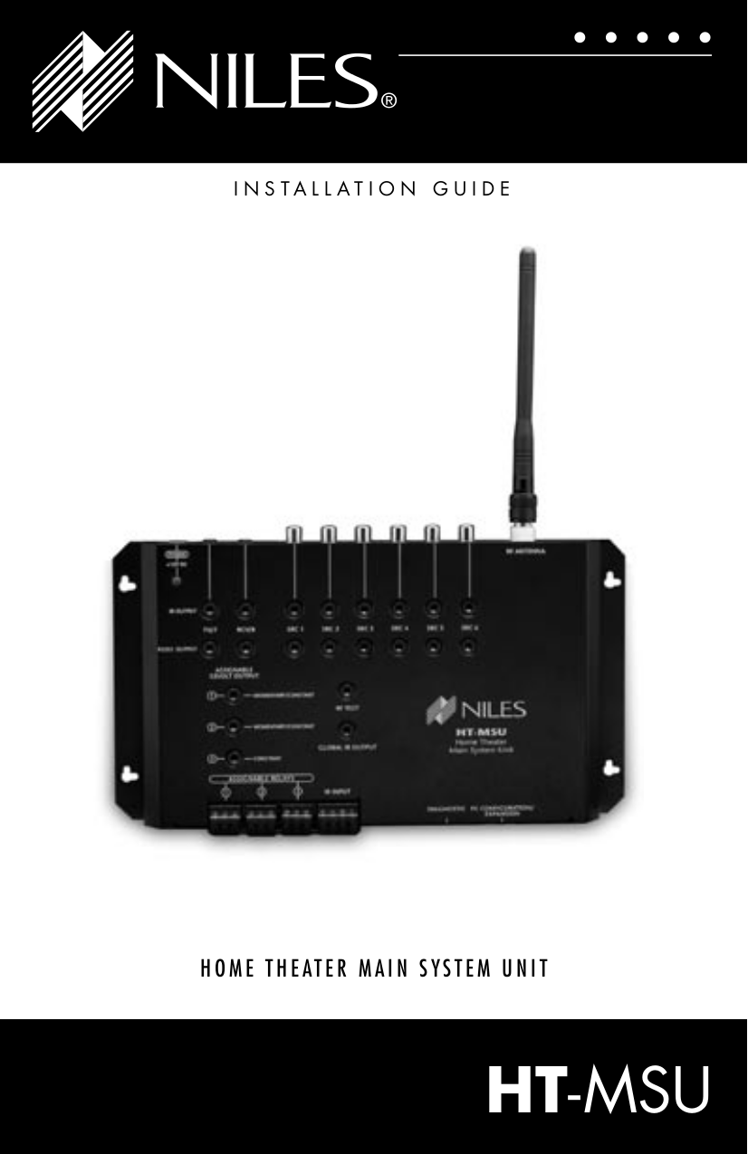 PDF manual for Niles Other APC-2 AV Switcher